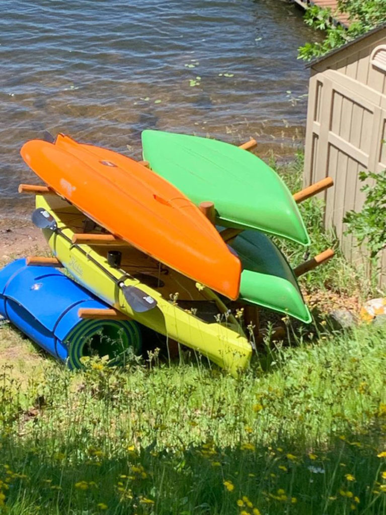 4 Place Kayak Rack | Double Sided Kayak & Canoe Storage
