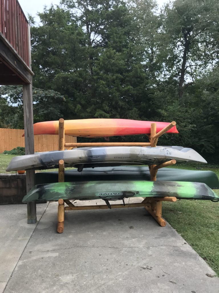 6 Place Kayak Rack | Double Sided Kayak & Canoe Storage System