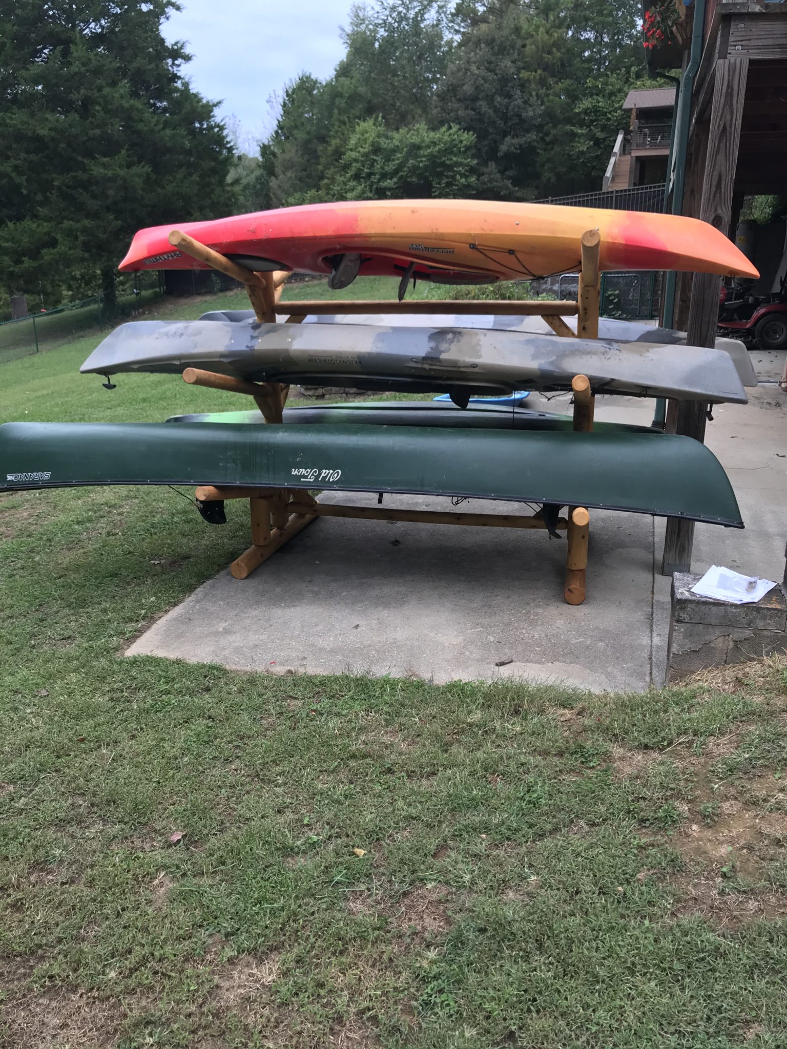 6 Place Kayak Rack | Double Sided Kayak & Canoe Storage System