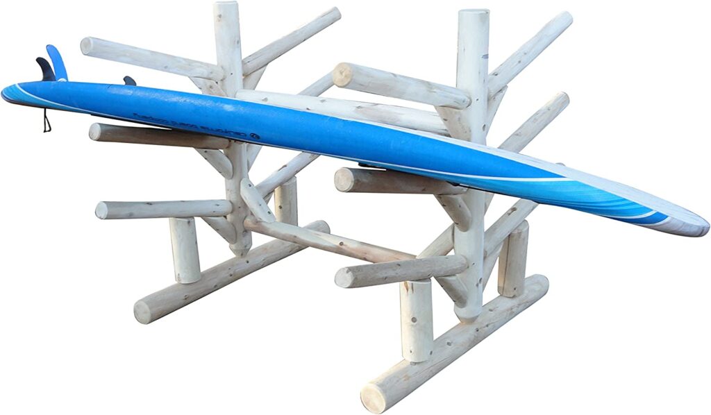 6 Place Standup Paddleboard Rack | Freestanding SUP Surfboard Storage